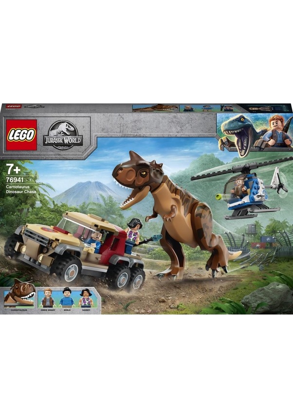 LEGO® Jurassic World 76941 Carnotaurus Dinosaur Chase 240 Parça ...