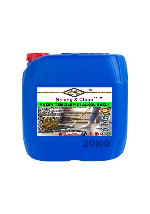 Strong&Clean Yüzey Temizleyici Alkol Bazlı 20 KG Fiyatları ve Özellikleri