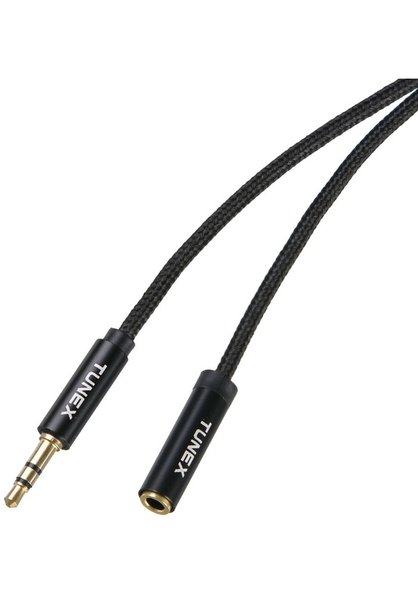 TUNEX 3.5 MM Erkek 3,5 MM Dişi 3 MT Metal Jaklı AUX Uzatma Kablo TNX ...