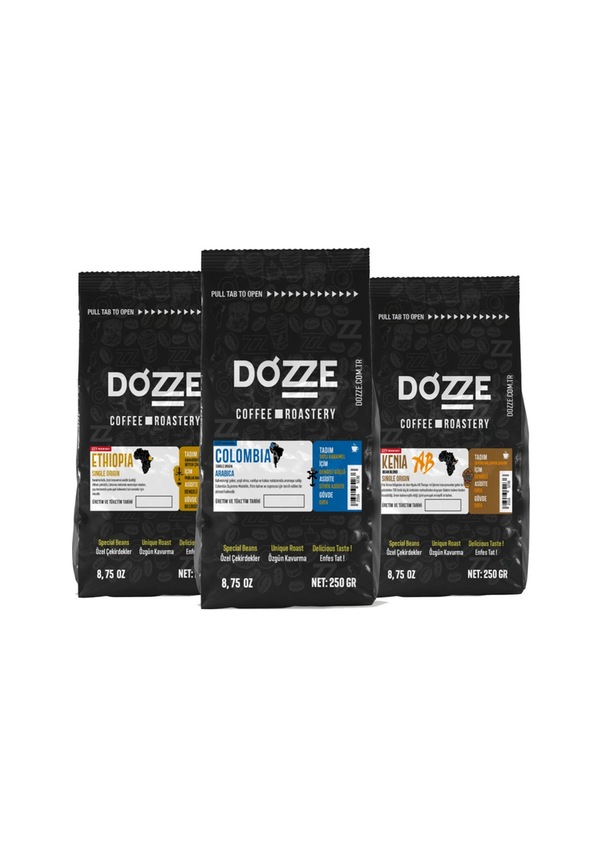 Dozzee Coffee Kahve Tanışma Seti A Moka Pot 3 x 250 G Fiyatları ve ...