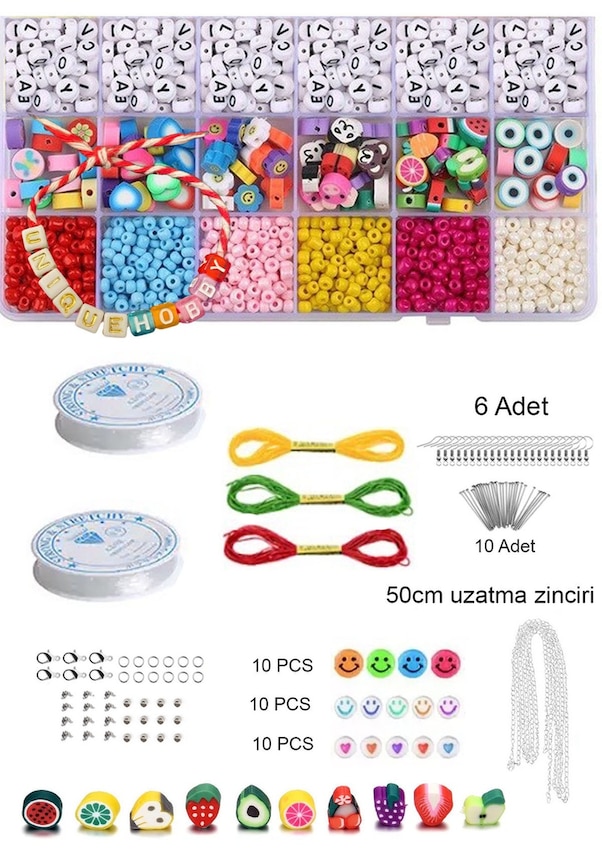 18 Bölmeli Kutuda Boncuk Yapma Seti Fiyatları ve Özellikleri