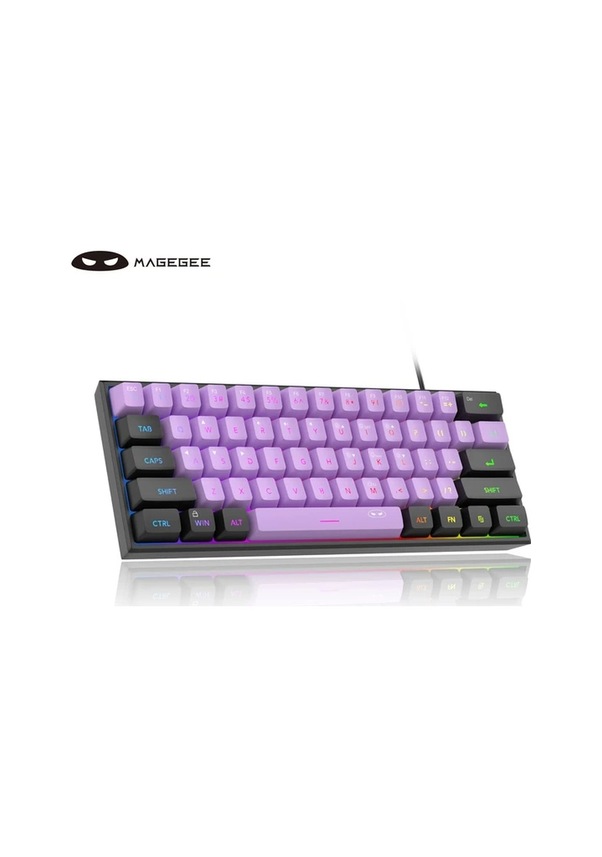Meridiangoods Magegee Mini 60 Oyun Klavyesi Raspberry Rgb Aydınlatmalı ...