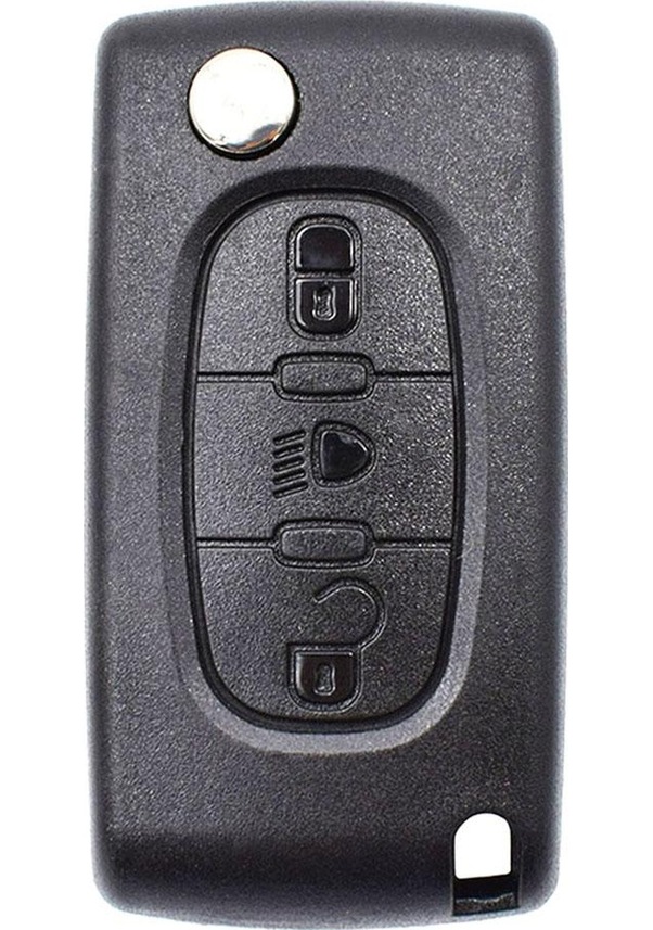 Citroen Uyumlu C2 C3 C4 C5 C6 C8 Araba 3 Düğme Çevirme Uzaktan Anahtar ...