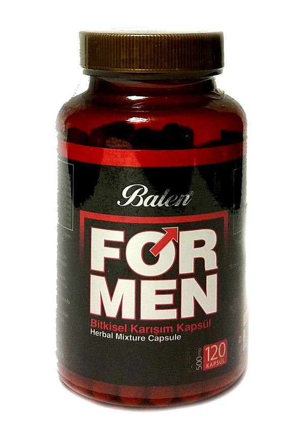 Balen For Men Bitkisel Karışım 120 Kapsül 500 MG Fiyatları ve Özellikleri