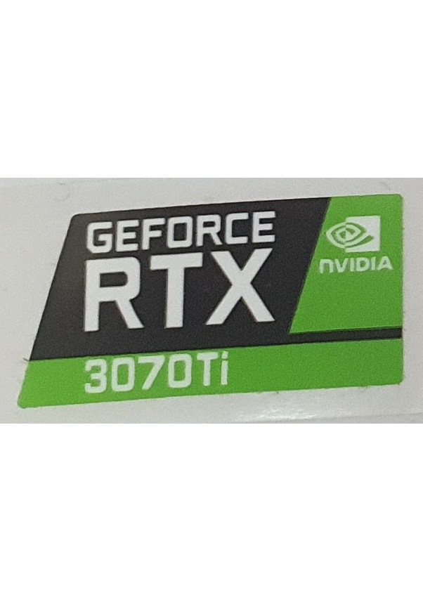 Nvidia Geforce Rtx 3070 Ti Sticker Yatay Etiket D153 Fiyatları ve ...