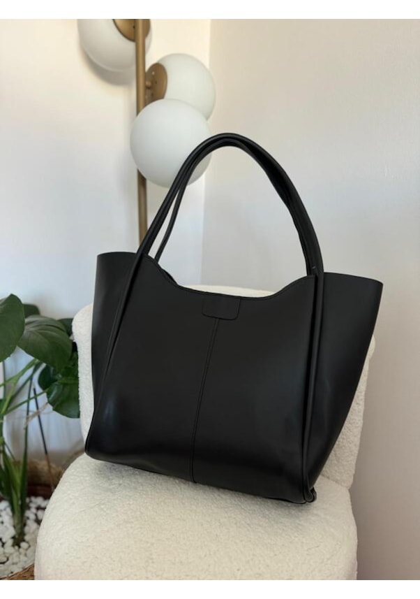 Laroseb Suni Deri Manyetik Kapamalı Geniş El Omuz Çantası Fiyatları ve ...