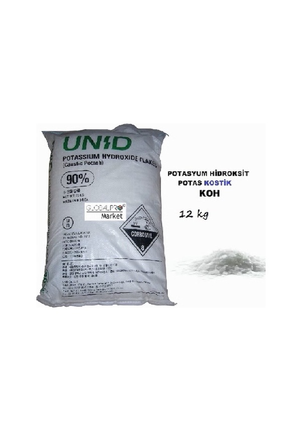 Potasyum Hidroksit Kostik 12 KG Fiyatları ve Özellikleri