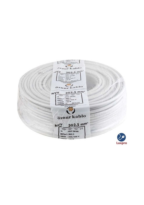 Öznur Kablo 3 X 2.5 Nym Kablo Antigron 100 Metre Bakır Fiyatları ve ...