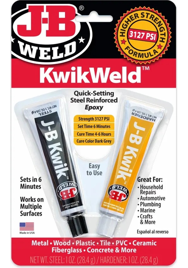 Jb Weld Kwik Weld - Çiftli Etkili Güçlü Hızlı Yapıştırıcı - Metal ...