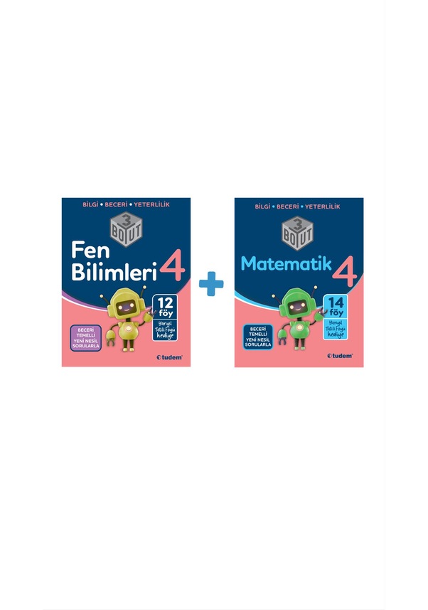 4.Sınıf Fen Bilimleri 3 Boyut + 4.Sınıf Matematik 3 Boyut Fiyatları ve ...