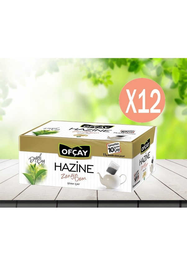 Ofçay Hazine Zengindem Demlik Poşet Çay 30 x 15 G 12 Adet Fiyatları ve ...