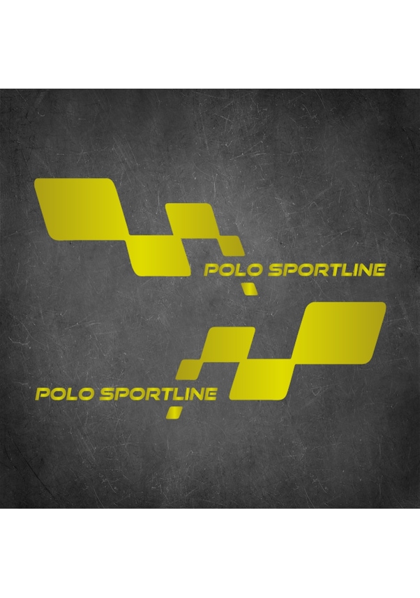 Polo Sportline Sticker - Polo Sticker - Volkswagen Sticker - Kapı Altı ...