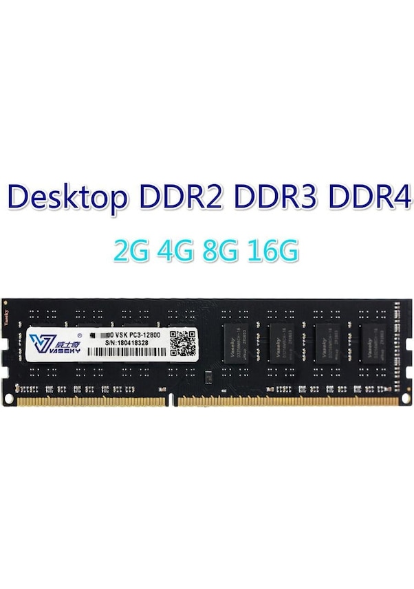 Vaseky Masaüstü Belleği 16g 8g 4g 2g Masaüstü Ram Ddr2 Ddr3 Ddr4 Pc Dımmaa 2400 Mhz 4 Gb Ddr4 ...