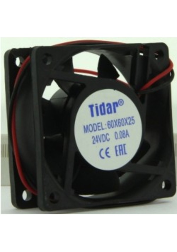 60X60X25 6Cm 25Mm Tidar Fan 24V 0.08A 2 Uçlu Fiyatları ve Özellikleri