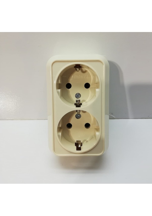 Makel Sıva Üstü İkili Topraklı Priz Krem Fiyatları ve Özellikleri