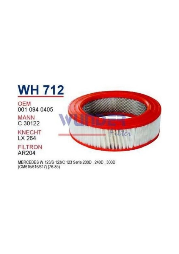 W123 300d Dizel Hava Filtre Om617 Motor Fiyatları ve Özellikleri