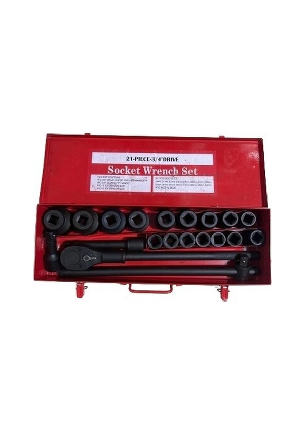 Socket Pro Socket Wrench 3/4 Ağır Tip Lokma Anahtar Takımı 21 Parça ...