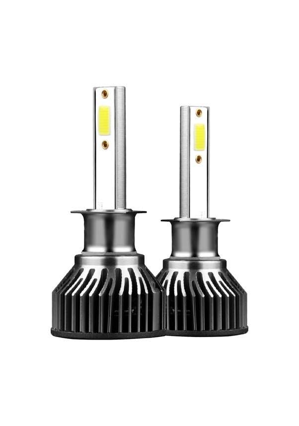 Lemestar 2 Adet Araç Led Far Ampulü - 6000k Ultra Parlak, 50w Fan ...