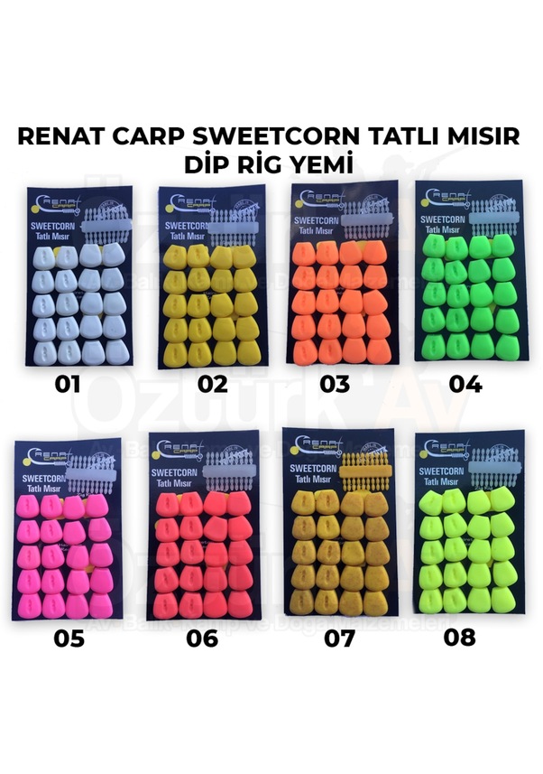 Renat Carp Sweetcorn Tatlı Mısır Dip Rig Yemi Fiyatları ve Özellikleri