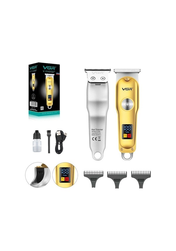 Vgr V-290 Profesyonel Mini Şarjlı Metal Sakal Tıraş Makinesi Altın ...