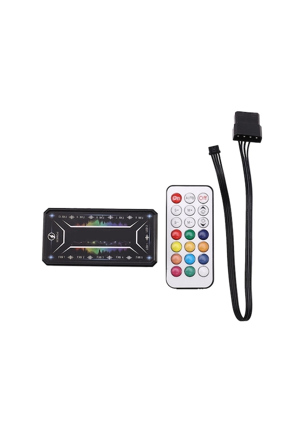 Bilgisayar Pc Kasası Fan Kontrol Kartı Rgb Fan Uzaktan Kumanda Anahtarı ...
