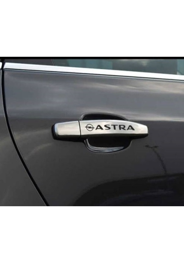 Opel Astra Kapı Kolu Sticker 8 Adet Yapıştırma Beyaz Renk Ürün-Opel ...
