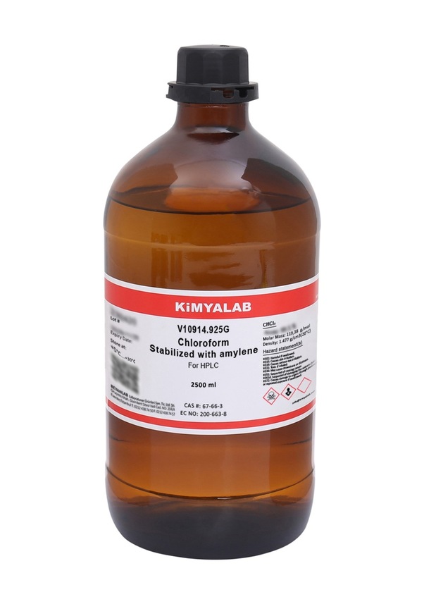 Kimyalab Kloroform Chloroform For HPLC 2500 ML Fiyatları ve Özellikleri