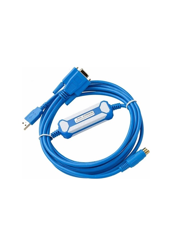 Uc-prg020-12a Delta Usb Plc Programlama Kablosu Round 8 Pin Db9 Hmi ...
