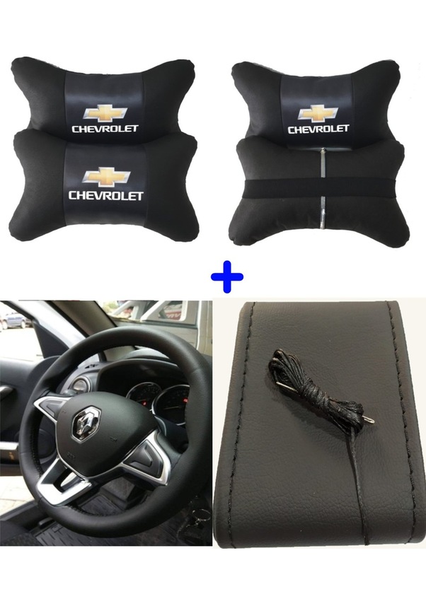 Chevrolet Equinox Uyumlu Dikmeli Direksiyon Kılıfı+2'li Oto Boyun ...