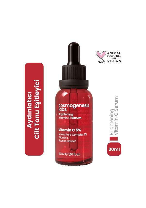 Cosmogenesis Labs %5 Vitamin C Aydınlatıcı Serum 30ml – Parlatıcı Ton ...
