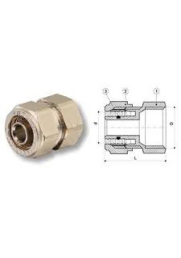 Kalde Mini Rakor Ø16X1/2' - Dişi Rekor Fiyatları ve Özellikleri