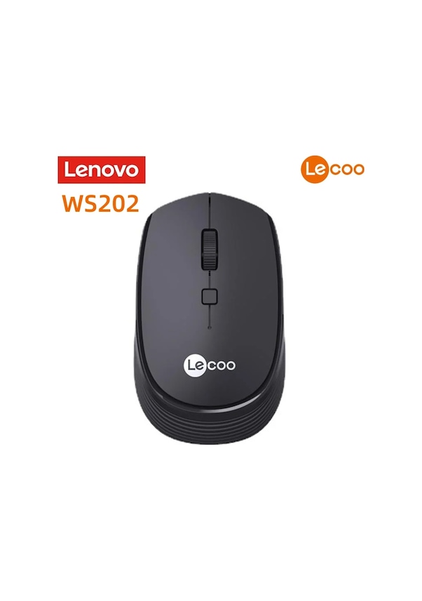 Lenovo Ws202 Kablosuz Fare 2.4g Optik Kablosuz Fare Usb Alıcılı ...