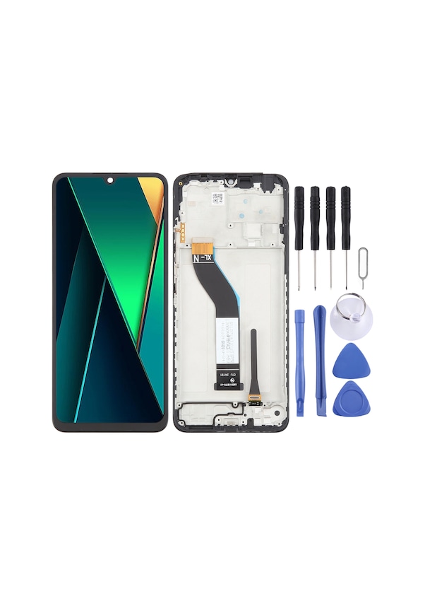 Xiaomi Poco C75 İçin Lcd Ekran Sayısallaştırıcı Çerçeve İle Tam Montaj ...