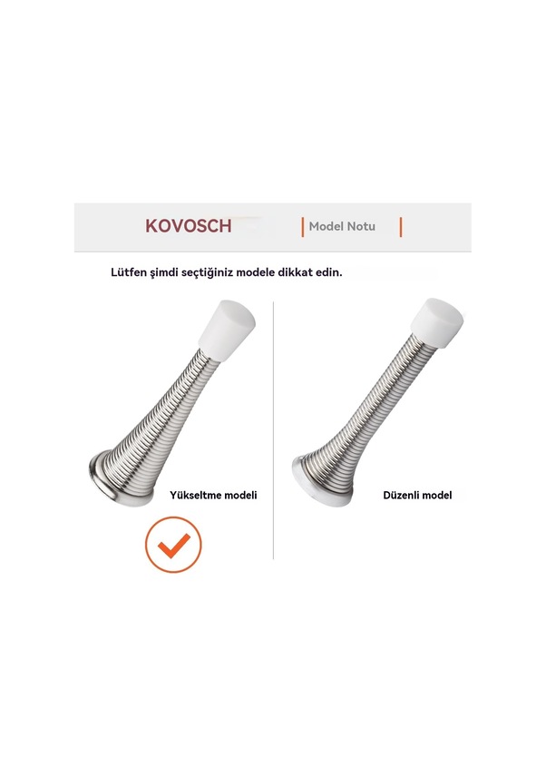 Paket Geliştirilmiş Yaylı Kapı Durdurucuları Fırçalanmış Saten Nikel ...