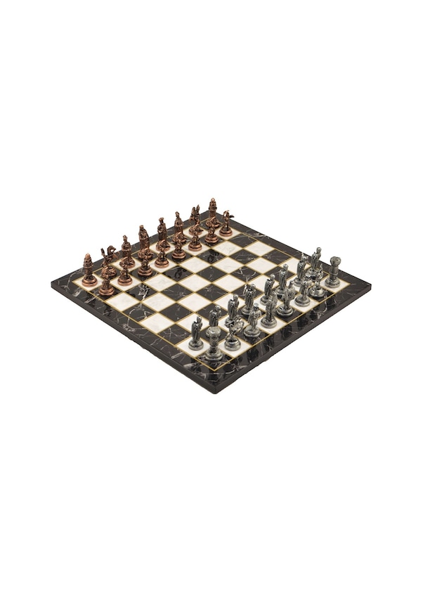 Gifthome Metal Satranç Takımı/seti Orta,osmanlı&bizans,antik Taş Ve ...
