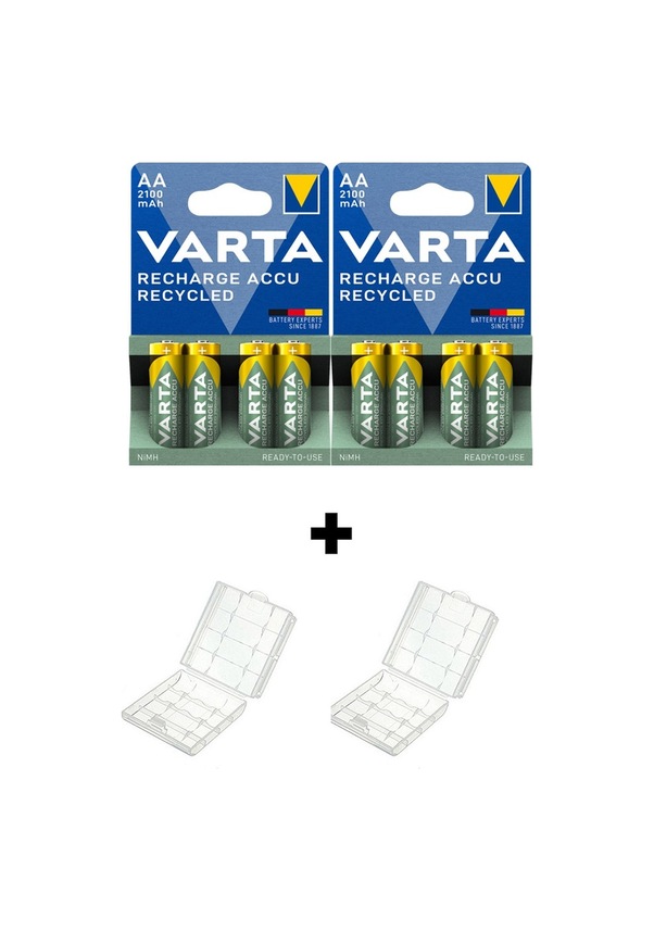 Varta 56706 2100 mAh AA Ni-MH Şarj Edilebilir Kalem Pil 2 x 4'lü + Pil ...
