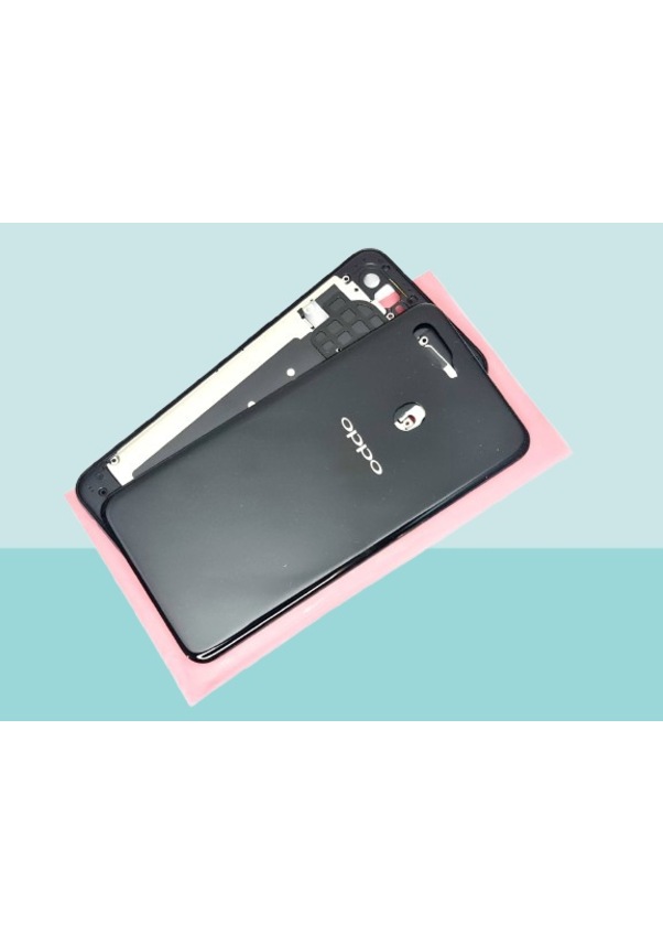 Oppo A5s Full Kasa Arka Kapak Batarya Kapağı - Siyah Çok Renkli ...