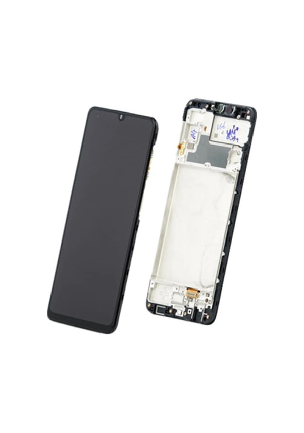 Samsung Galaxy M32 M325 Lcd Ekran Dokunmatik Siyah Çıtalı Gh82-26 Siyah ...