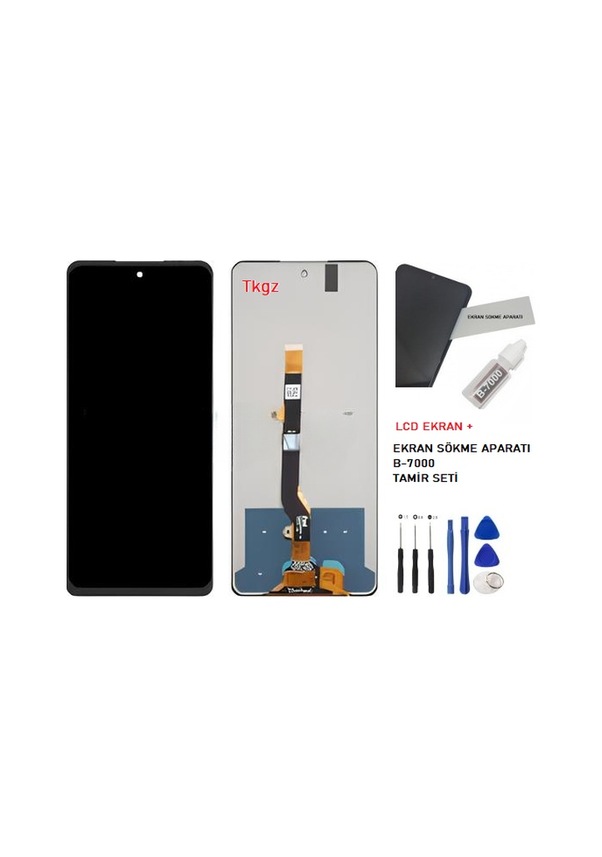 Infinix Note 30 Lcd Ekran Dokunmatik - A - Kalite + B-7000 + Tamir Seti ...