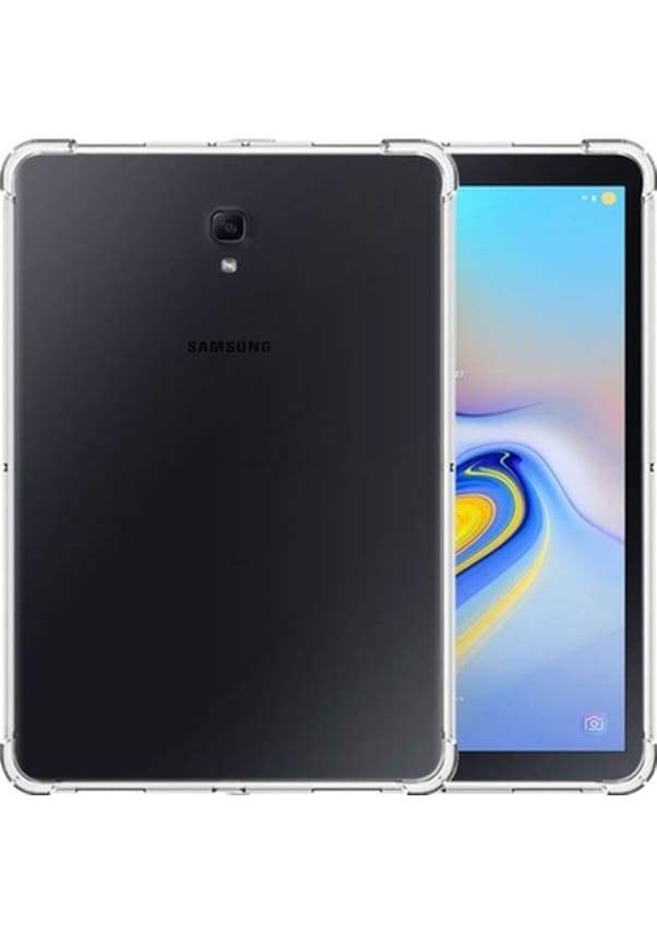 Samsung Uyumlu Galaxy Tab A Sm-T590 10.5" Köşe Korumalı Anti Şok Şeffaf ...