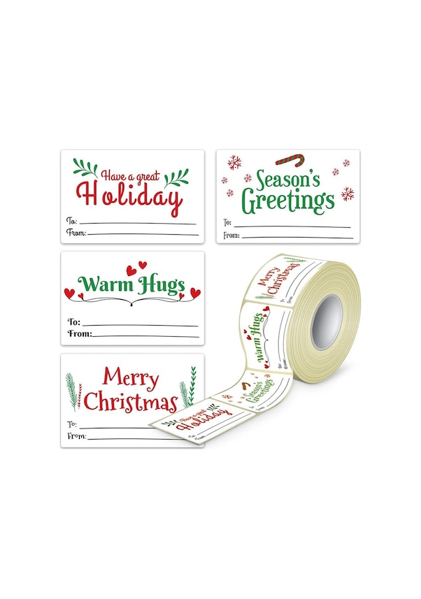 Lg-210730-7050-008 Noel Sticker Tatil Dekorasyonu Kendinden Yapışkanlı Hediye Etiketi Etiketi ...
