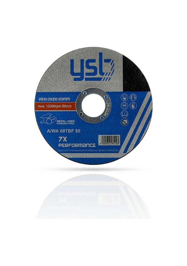 YSB Inox Metal Kesici Taş 115X1.0X22.23 (10 Adet) Fiyatları ve Özellikleri