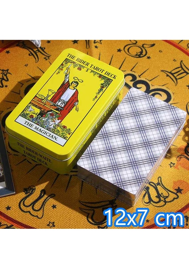 12x7cm Demir Kutu Rider Waite Güverte Tarot Kart Oyunları Fiyatları ve ...
