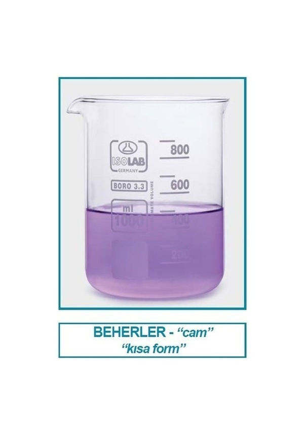 İSOLAB 025.01.010 beher - cam - kısa form - 10 ml (10 adet) Fiyatları ...