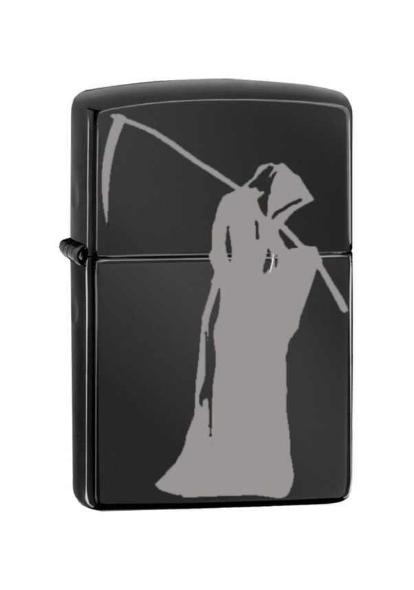 Azrail Melek Orak Çakmak Lazer Silinmez Resimli Benzinli Dolu Zippo ...