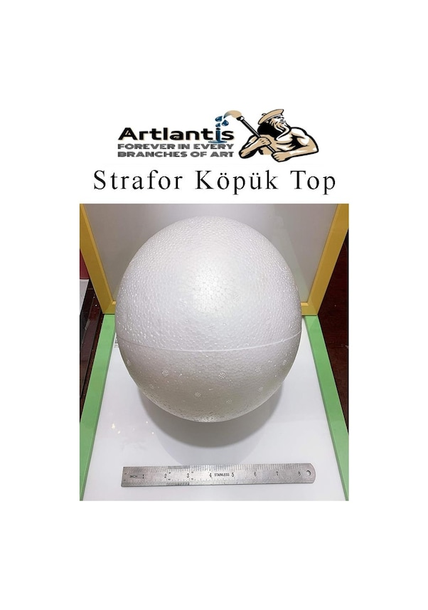 Strafor Köpük Top 20 Cm 3 Adet Köpük Top Küre Toplar Yuvarlak Strafor ...
