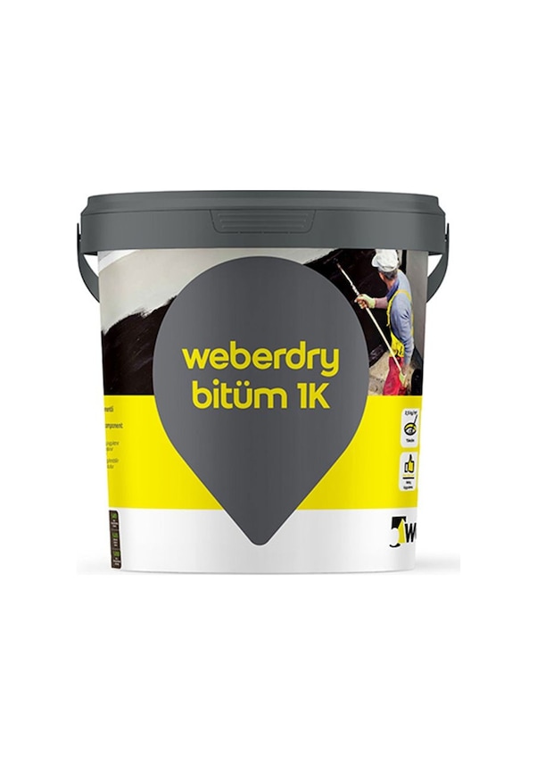 WEBER DRY BİTÜM 1K (17 KG) Fiyatları ve Özellikleri