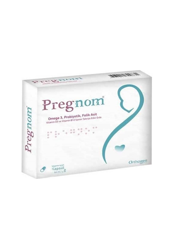 Pregnom Omega 3 Folic Asit 30 Kapsül Fiyatları ve Özellikleri