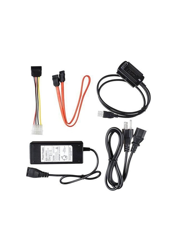 2.5/3.5 İnç Sabit Sürücü İçin Sata Pata Ide Usb 2.0 Adaptör Dönüştürücü ...
