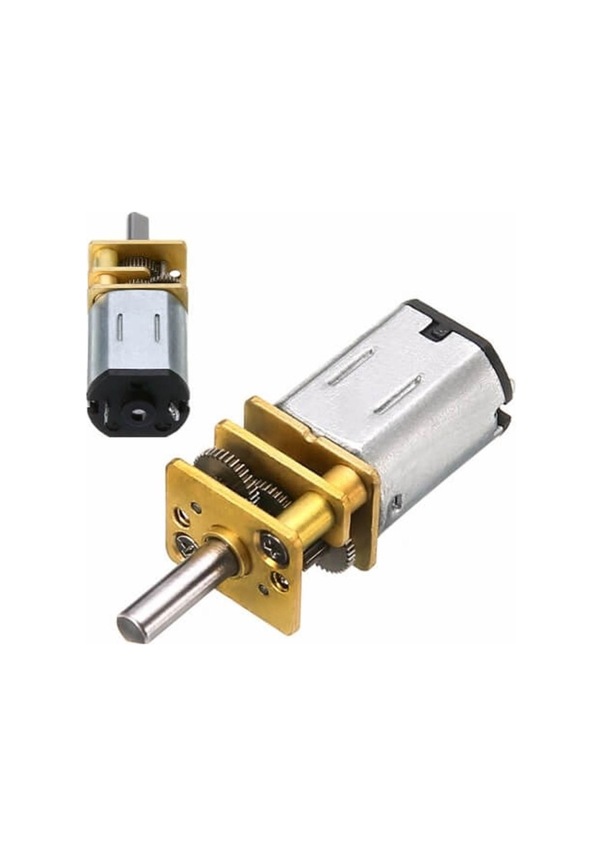 12v 3000 Rpm N20 Redüktörlü Dc Motor - Hızlı Çizgi İzleyen Robot Motoru ...